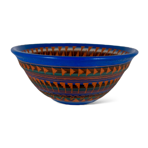 Authentic Native American Pottery, Genuine Navajo Inside Out Bowl, Han ...